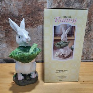 Holiday | Decorative Bunny Rabbit White Figurine Easter Indoor Decor ...